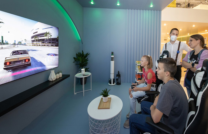 [사진으로 보는 IFA 2022] 삼성전자 전시현장..."스마트싱스 라이프를 경험하라"